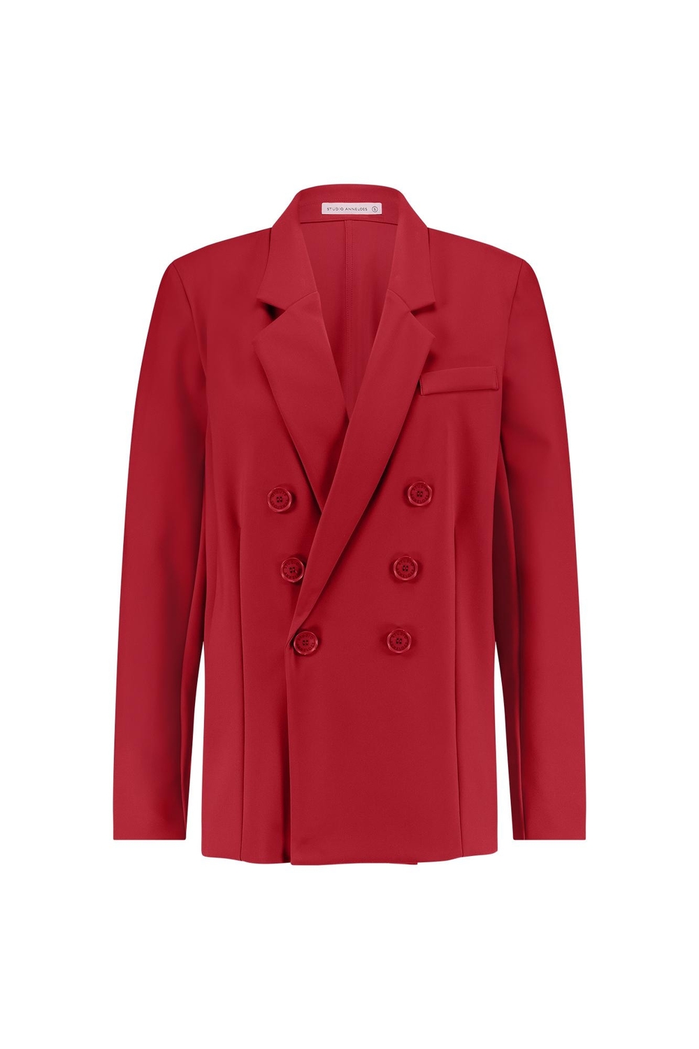 Studio Anneloes violet bonded blazer 11742 Blazers 3200 dark red ...